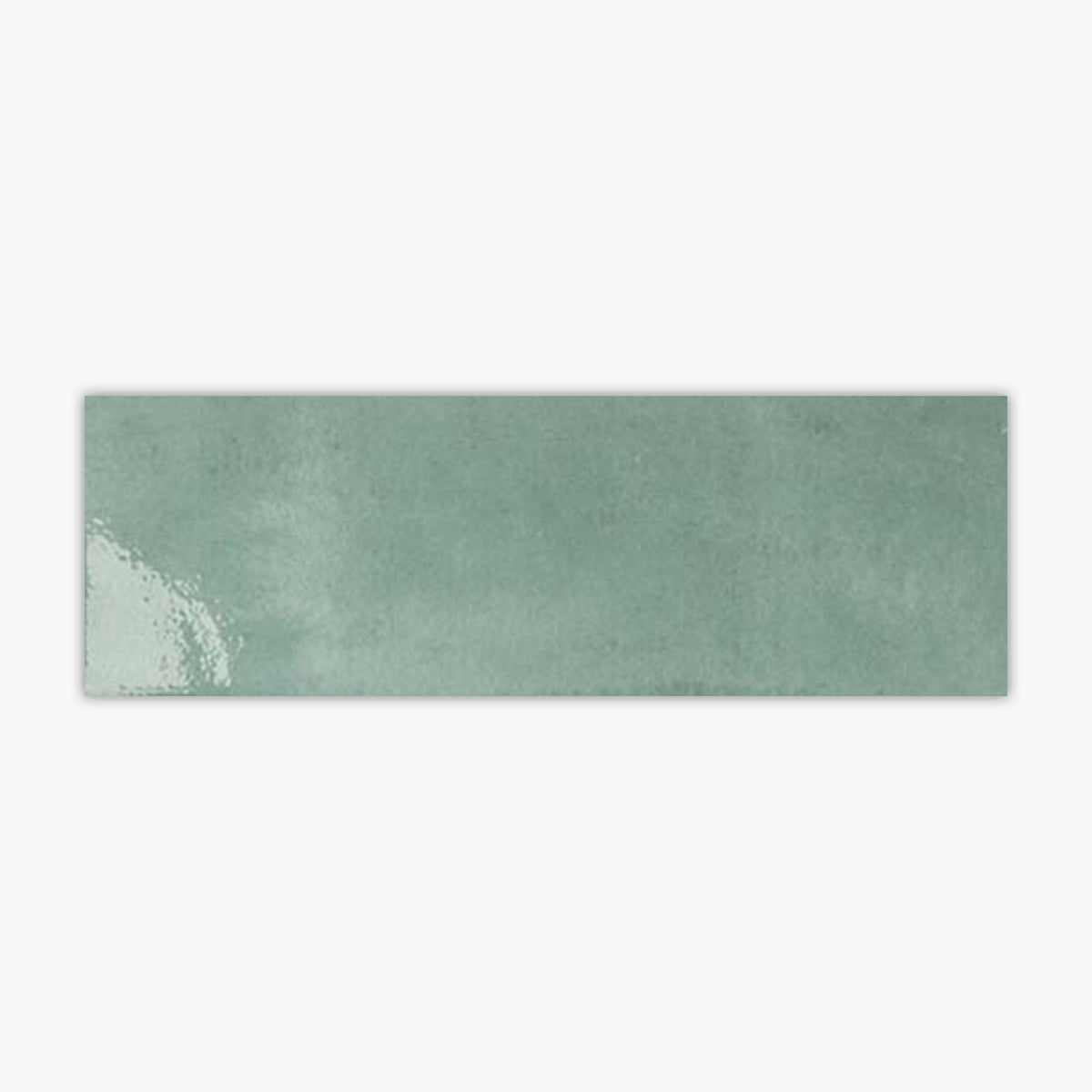 Mini Green Glossy 2x6 Porcelain Tile – TilePoint
